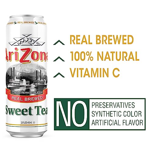 AriZona Sweet Tea - Big Can, 22 Fl Oz (Pack of 24) | Pricepulse