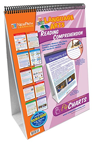 Reading Comprehension Flip Chart Set (Grades 4 - 8) - 10 Laminated ...