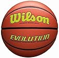 Amazon.com : Wilson Evolution Game Basketball, Yellow, Official Size ...