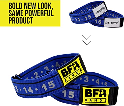 BFR Bands Occlusion Bands, Rigid Edition - Set of 2 Blood Flow ...