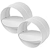 Vent Systems 4'' Inch - Pack of 2 Backdraft Dampers - Backflow Shutter ...