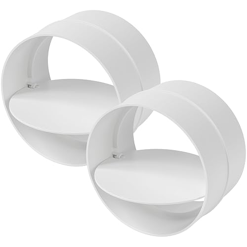 Vent Systems 4'' Inch - Pack of 2 Backdraft Dampers - Backflow Shutter ...
