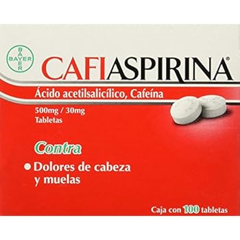 Cafiaspirina Tabletas Forte, 650 mg: Amazon.com.mx: Salud, Belleza y ...