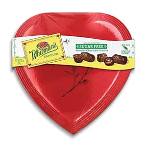 Amazon.com : Whitman's Sugar Free Sampler Heart, 10 Ounce, 6 Count ...