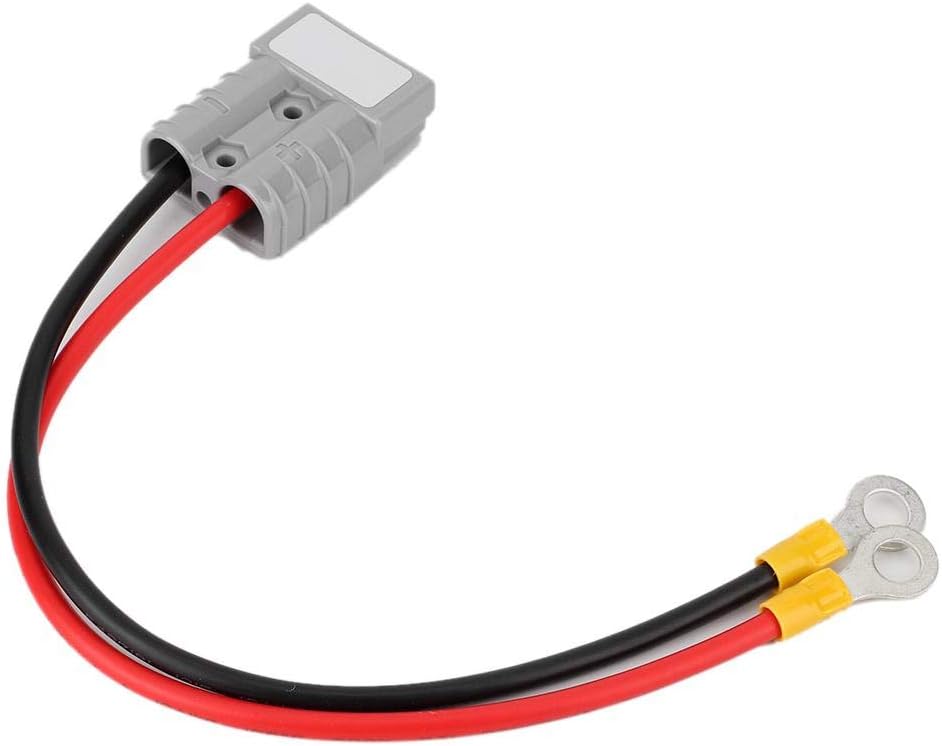 KIMISS Plug Wire, Waterproof Electrical Single-End O-Shape Terminal 50A ...