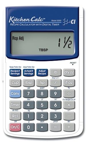 Calculated Industries 8300 KitchenCalc Recipe Conversion and Culinary ...