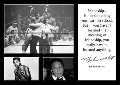 Muhammad Ali 1 - A4 - Boxing legend - famous quotes - quotations - GYM ...