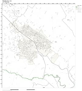 ZIP Code Wall Map of Petaluma, CA ZIP Code Map Laminated : Amazon.ca ...