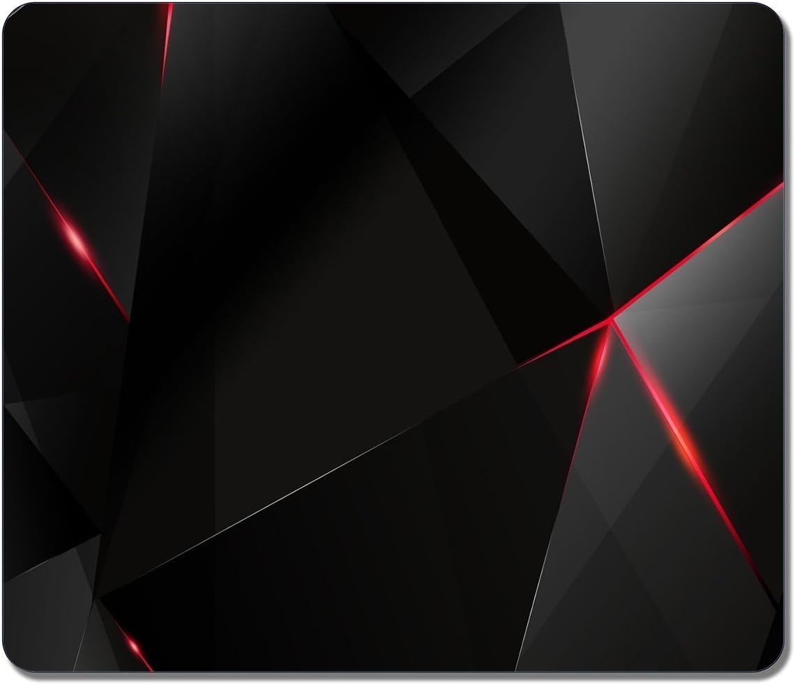 Amazon.com: Creative Painting Custom Rectangle Black And Red Abstract ...