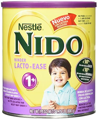 NESTLE NIDO Kinder Lacto-Ease 1+ Reduced Lactose Fortified Powdered ...
