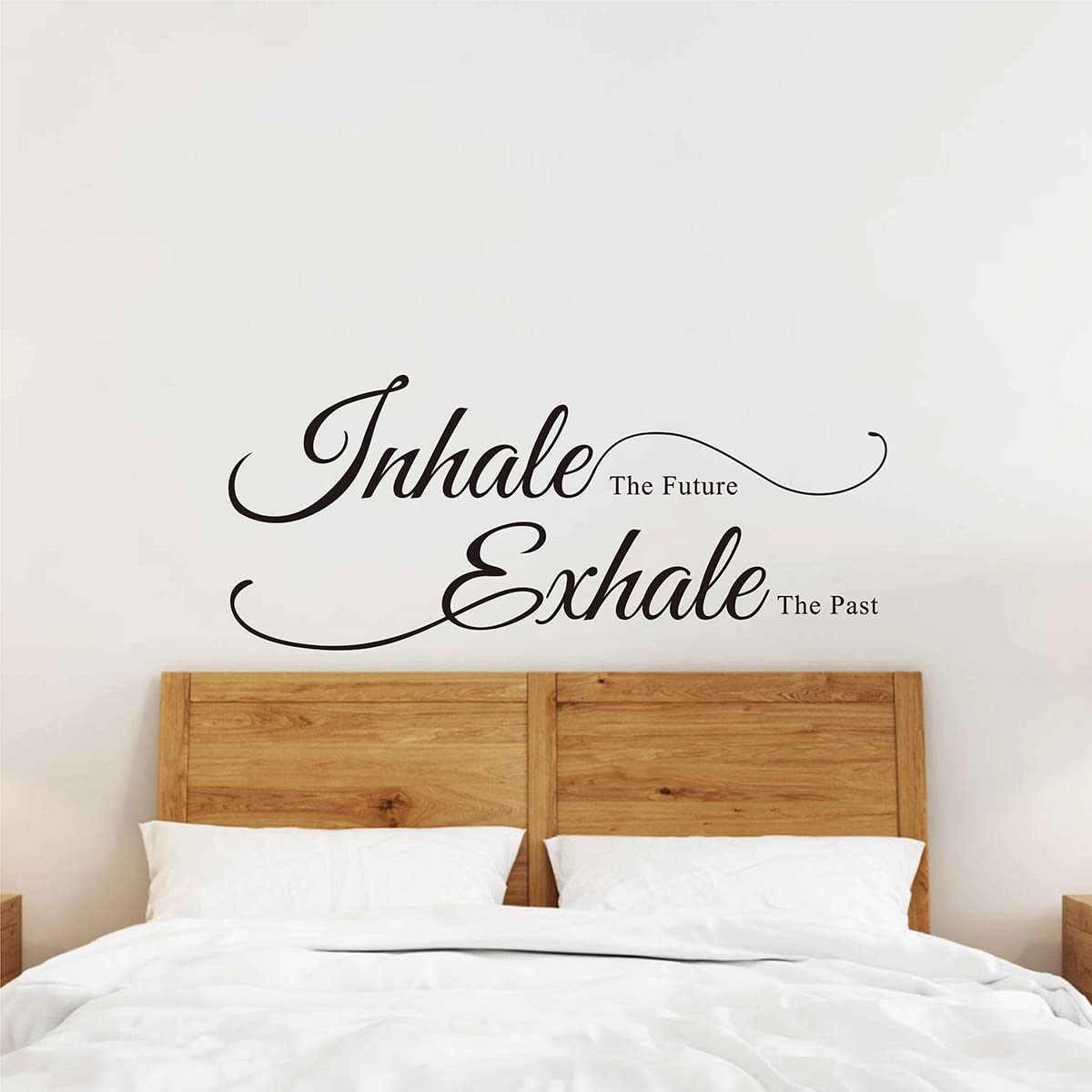 Inhale The Future Exhale The Past Vinyl Wall Decal Stickers Yoga Studio ...
