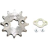 Amazon.com: DSparts 17T Teeth 20mm 428 Chain Front Sprocket Cog Fit 110cc 125cc 140cc PIT PRO ...