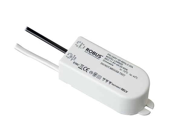 Robus 12v tranformer 20-60W 20-60VA 12V LV Transformer Standard White ...