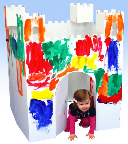 Easy Playhouse Blank Castle - Kids Art & Craft for Indoor & Outdoor Fun ...