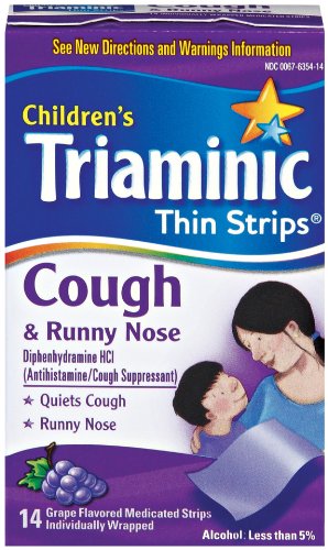 Triaminic Thin Strips Cough and Runny Nose, 14-Count (Pack of 2 ...