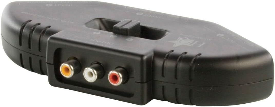 HQ 3-Way Composite Audio Video Selector – BigaMart