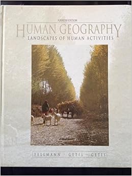 Human Geography Landscapes of Human Activities: Fellmann: 9780697157843 ...