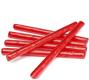 Amazon.com : Old Fashioned Hard Candy Sticks - Sour Strawberry: 80 ...