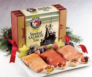Amazon.com : SeaBear Smoked Salmon Trio Gift Boxes : Grocery & Gourmet Food