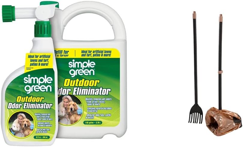 Arm & Hammer Pooper Scooper + Simple Green Outdoor Odor Eliminator ...