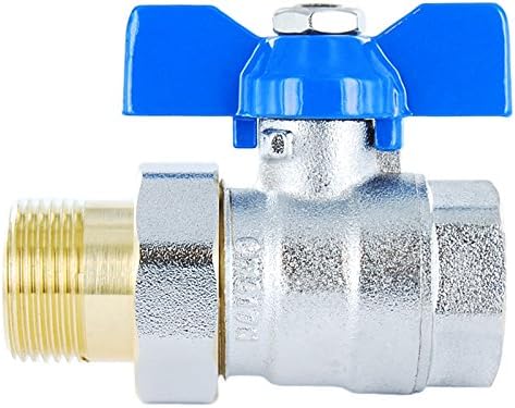 Brass Full Bore Compression Ball Valve, Male X Female Threaded Fitting ...