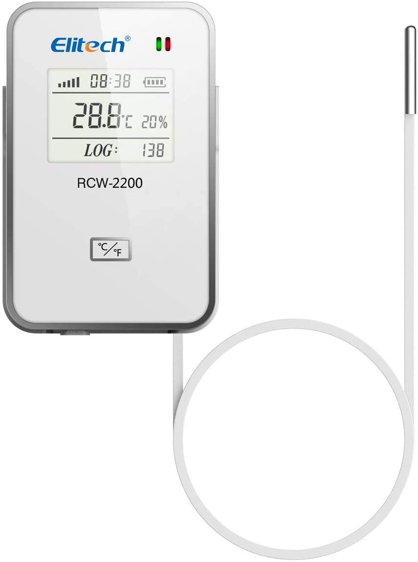 Elitech Rcw 2200 Wireless Sensor Data Logger Of Temperature Humidity ...