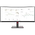 Amazon.com: Lenovo ThinkVision T34w-30 34" Class UW-QHD Curved Screen ...