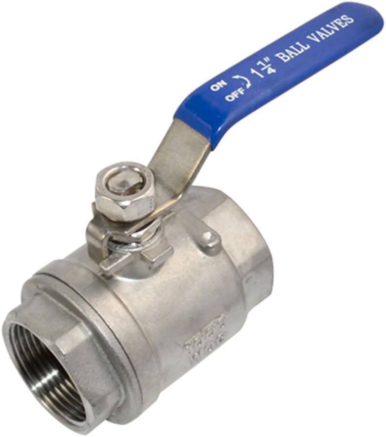 Amazon Megairon 316 Stainless Steel 1 1 4 Full Port Ball Valve