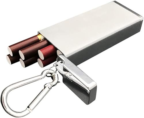 QINQ Metal cigarette case, men's ultra-thin portable aluminum alloy ...