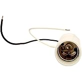 Leviton 8756 Mogul Base, One-Piece, Keyless, HID, Glazed Porcelain ...