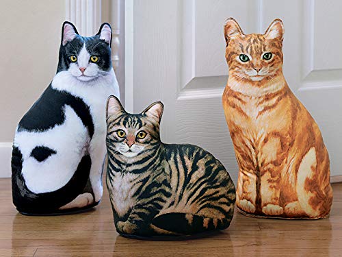 Cat Doorstop | Brown Tabby Cat Door Stop | Decorative Door Stopper ...