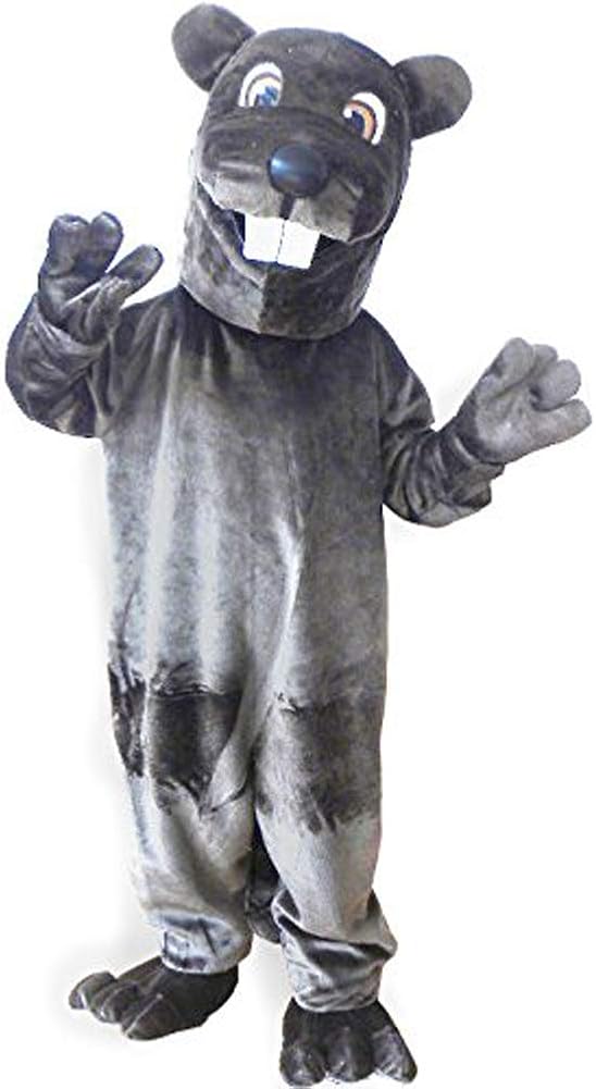 Amazon.com: Hamster Mascot Costume Adult Halloween Costume Grey: Clothing