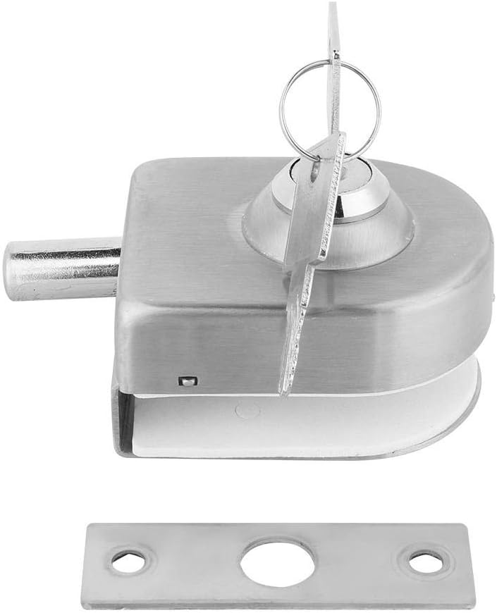 Stainless Steel Glass Door Lock Bolt Latch for Home Bathroom ...