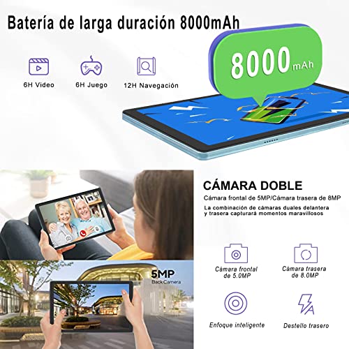2023 Tablet SEBBE Tableta Android 11 Tablet 10.36 Pulgadas, Procesador ...