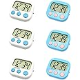 Amazon.com: 6 Pack Digital Kitchen Timer Small Classroom Timers for ...