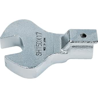 Tohnichi Open End Head, 15D, 17 mm Width, 140 N.m Allowable Torque ...