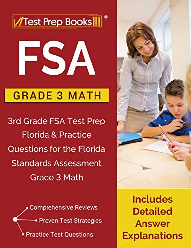 FSA Practice Grade 3 Math: 3rd Grade FSA Test Prep Florida & Practice ...