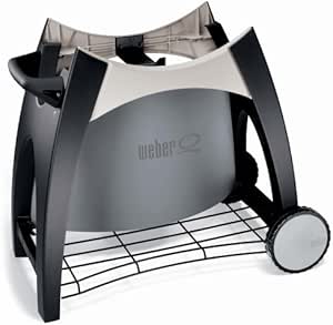 Amazon.com : Weber 54601 Stationary Cart for Weber Q Grills 200 and 220 ...