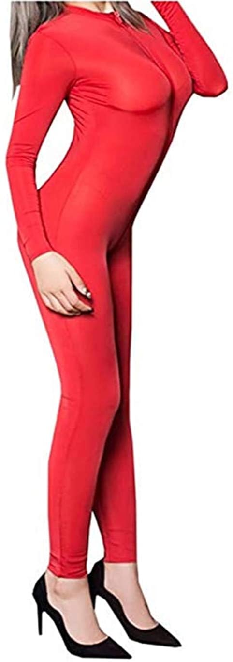Buy Liangliang Long Sleeves Bodystocking Stripe Double Zipper High ...