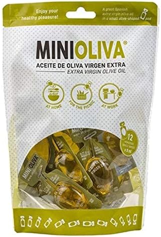 Alcala Oliva | Spanish Extra Virgin Olive Oil Minioliva Monodose | 12 ...
