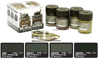 Amazon.co.jp | GSIクレオス CS581 Mr.カラー特色 カラーモジュレーションセット オリーブドラブ VERSION ...