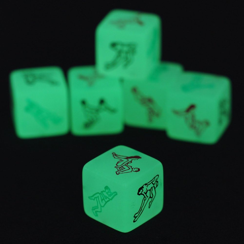 Aawsome Kama Sutra Glow In The Dark Liebes Sex Würfel Erotik Saucy Fun