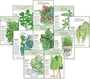 Amazon.com : Botanical Interests "Power Greens Organic, Heirloom, and ...