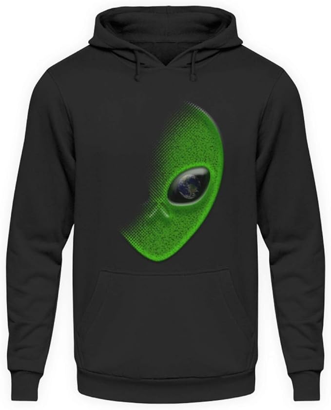 Alien Invasion Idea with Alien Grey Unisex Hoodie: Amazon.co.uk: Clothing