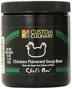 Amazon.com : Custom Culinary Chef's Own Flavored Soup Base, Chicken, 1 ...