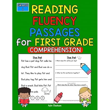 Mua First Grade Fluency Passages with Comprehension Questions Workbook ...