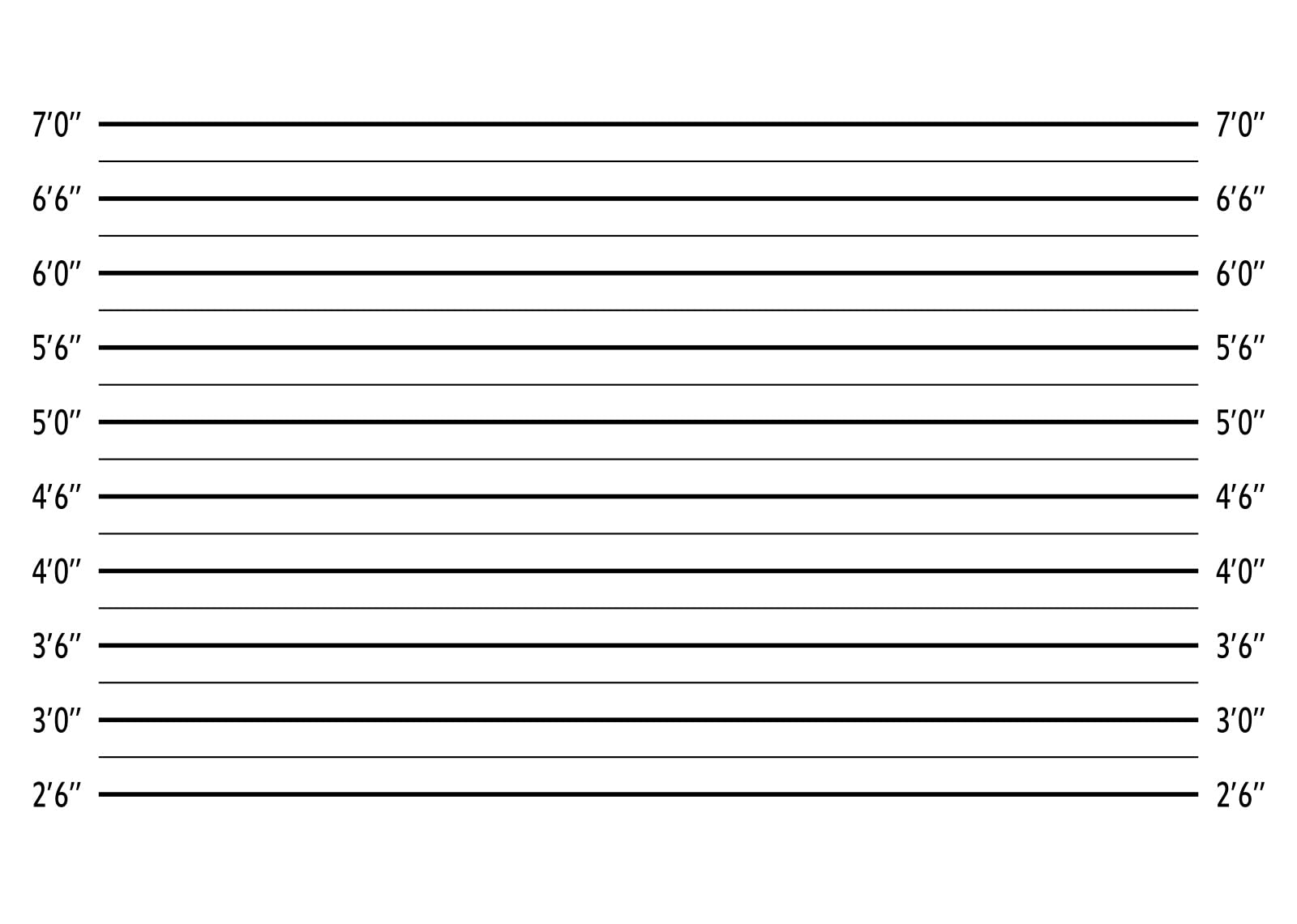 Mua BELECO 9x6ft Fabric Mugshot Backdrop Police Lineup Height Charts ...