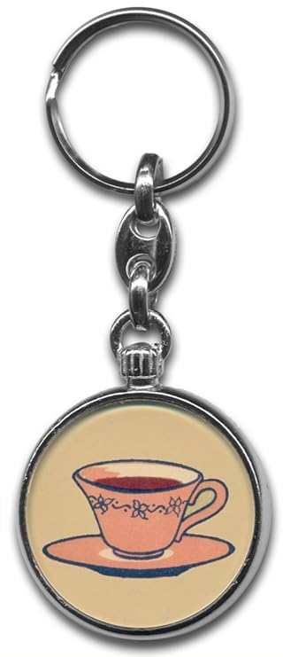 Cup Of Tea Keyring: Amazon.co.uk: Kitchen & Home