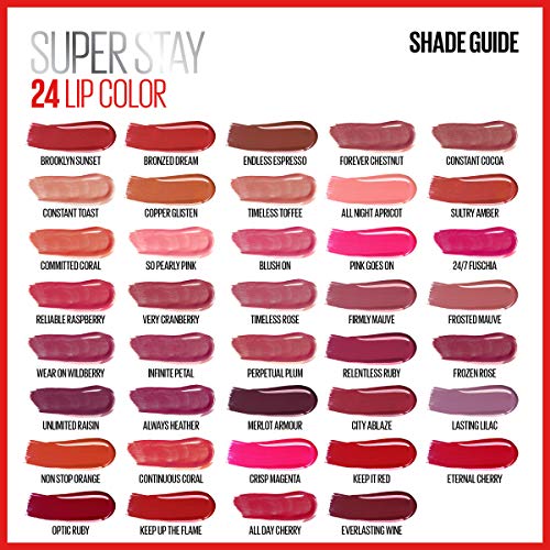 Maybelline SuperStay 24 2-Step Long Lasting Liquid Lipstick and Lip ...