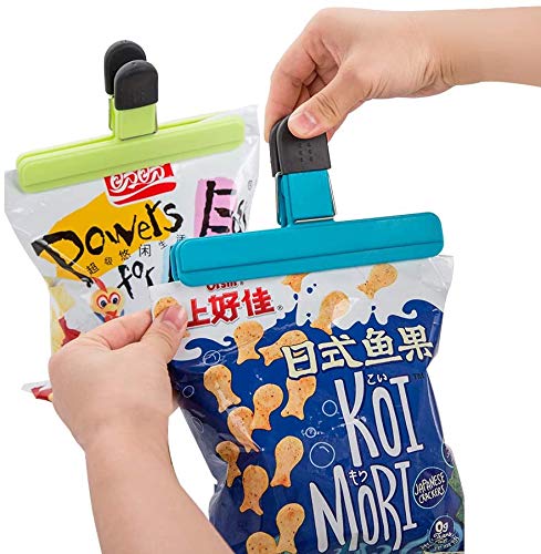 Large Chip Bag Clips Food Clips Plastic Heavy Duty Air Tight Seal Grip ...